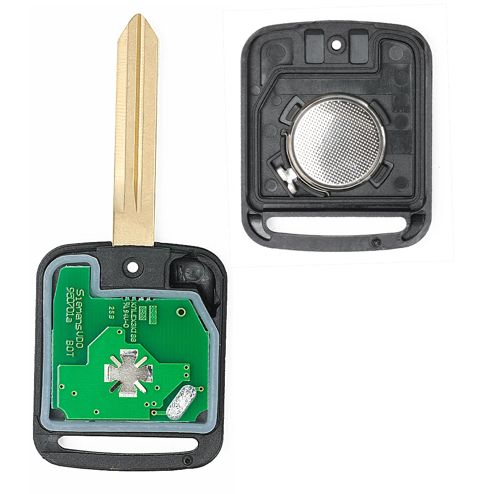 Keyecu дистанционный брелок 433 МГц ID46 PCF7946 2 кнопки для Nissan Note NV200 Elgrand X-TRAIL ...