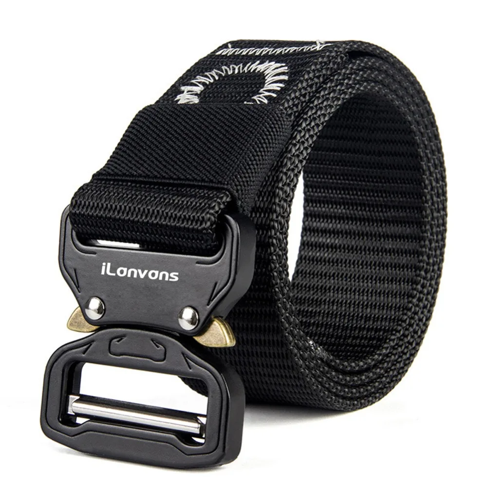Military Tactical Belts Nylon Webbing Belt with Heavy Duty Buckle for ...