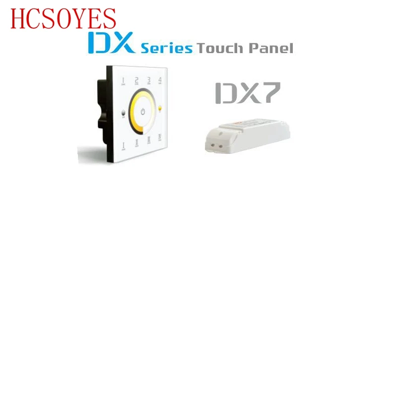 Ltech Dx7 4 Zone Touch Panel Wall Mount Controller 2.4g Rf Wireless Cct ...