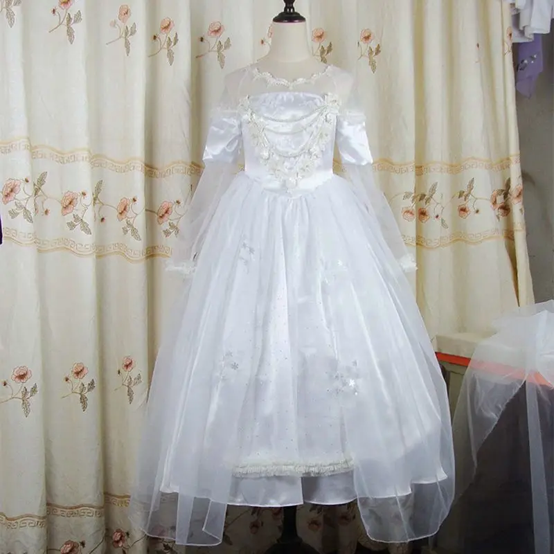 White Queen Alice In Wonderland Dress