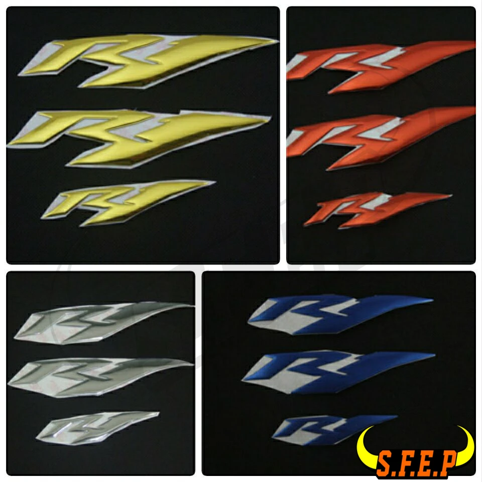 Motorcycle Stickers 3D R1 Decorated Decals Sticker Case For Yamaha R1 ...