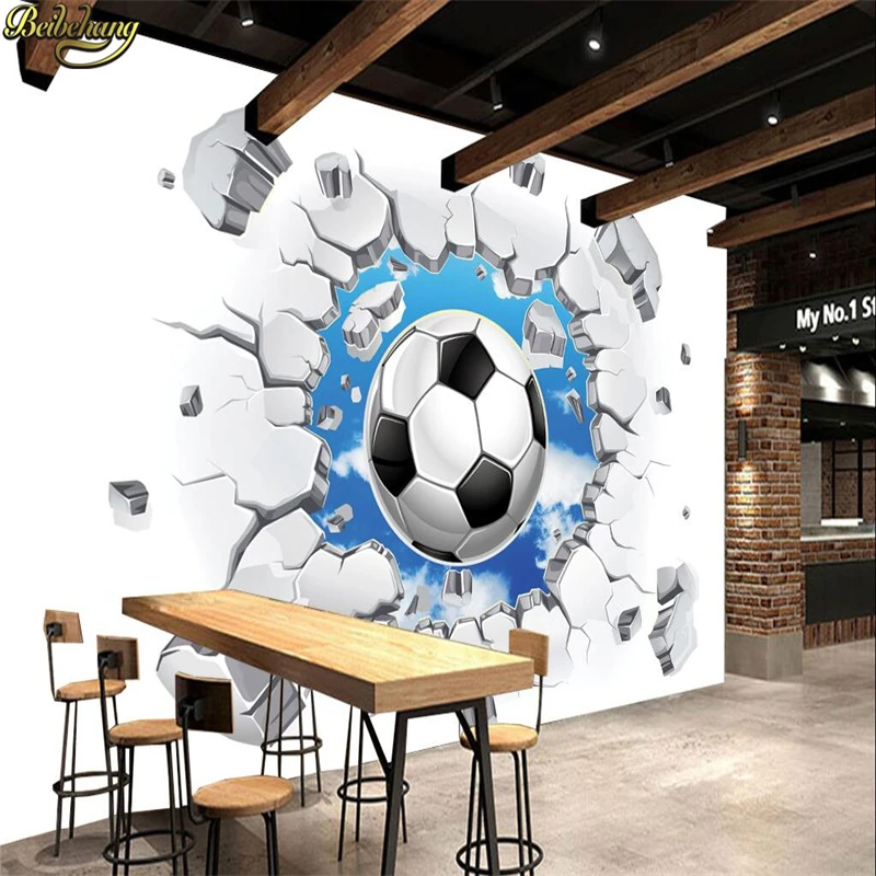 beibehang-football-movement-Custom-Photo-Wallpaper-TV-Background-Modern ...
