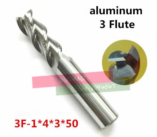 3F1-0-HRC50-carbide-Pra-a-Flatted-End-Mills-SEM-revestimento-tr-s ...