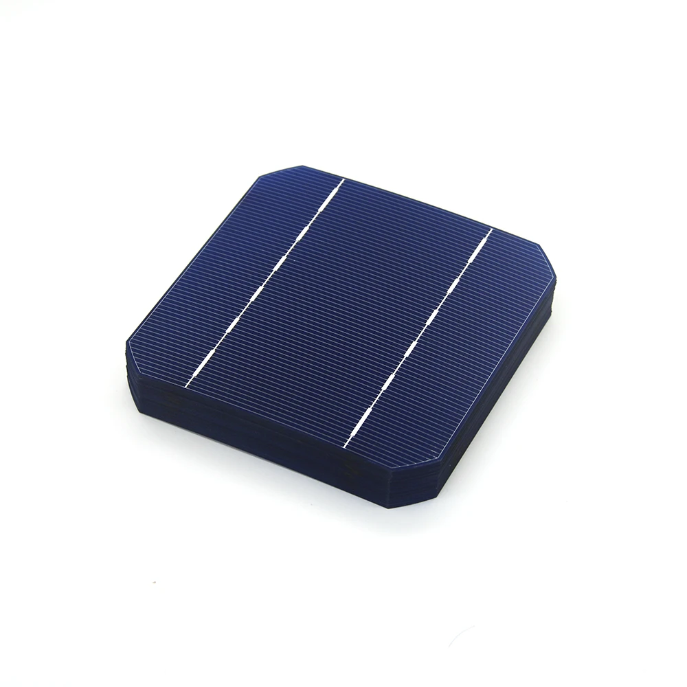 100pcs 0.5v 125mm Monocrystalline Solar Cell For Diy Solar Panel 12v ...