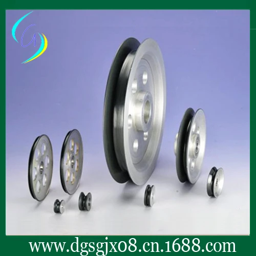 Fine polished Aluminum Pulleys with Ceramic coating|aluminium pulley ...