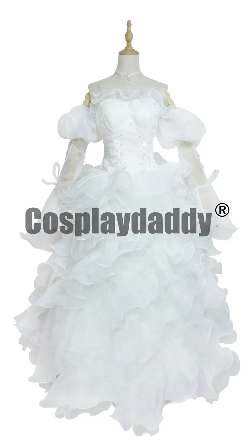 Code Geass Euphemia White Luxury Lace Dress Cosplay Costume|cosplay ...