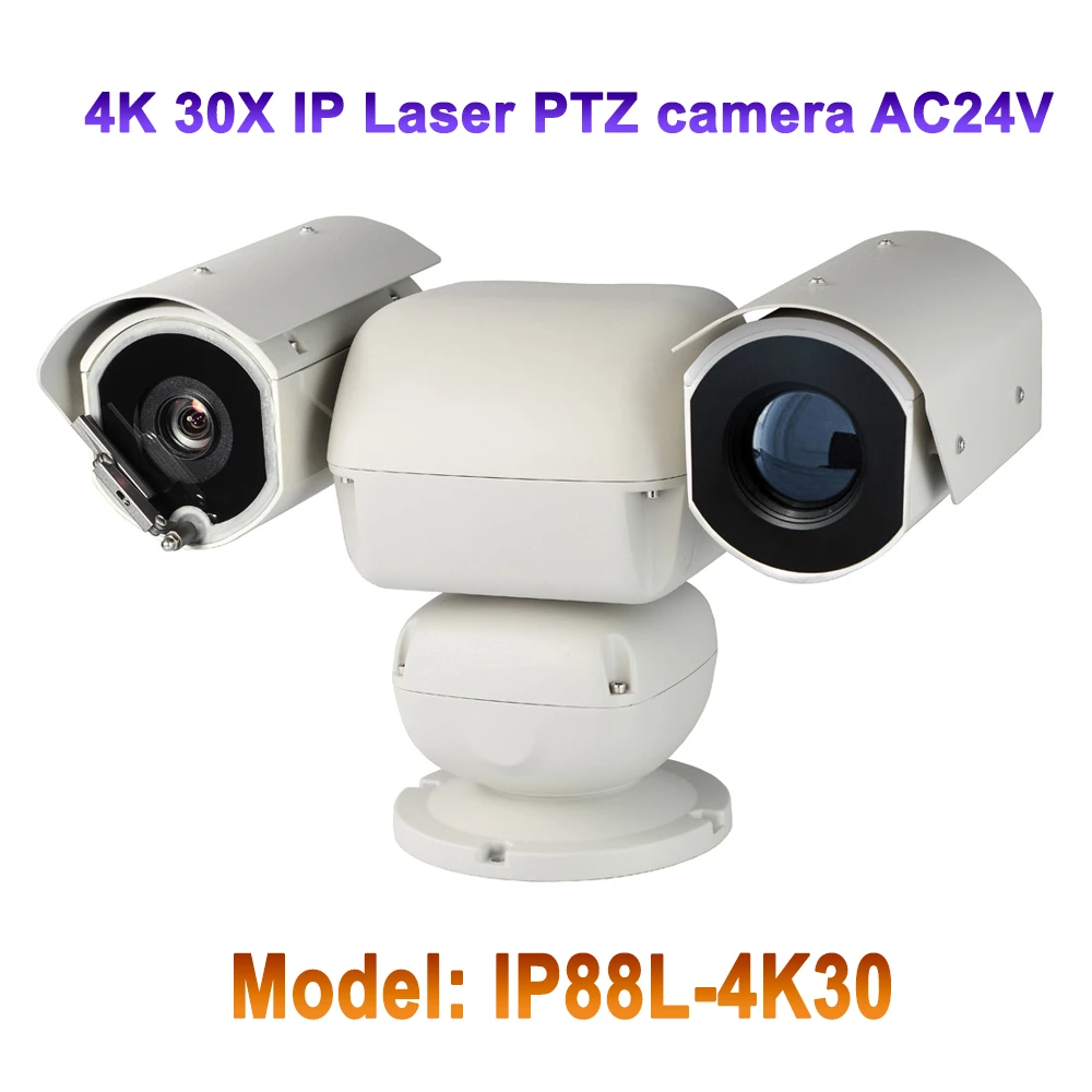 30x Optical Zoom 4k Ultra Hd 8mp Outdoor Ip Ptz Camera Onvif Rtsp ...