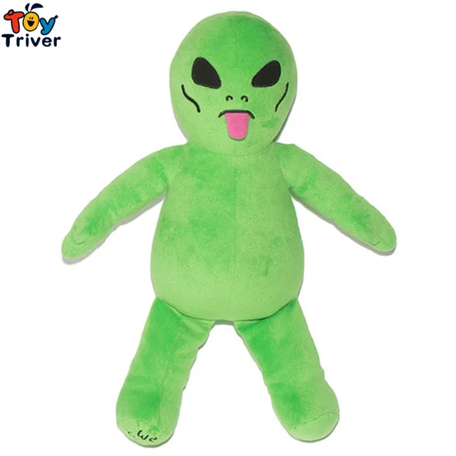 40cm Plush Lord Cat Toy Stuffed Cat Green Alien Doll Kawaii Birthday ...