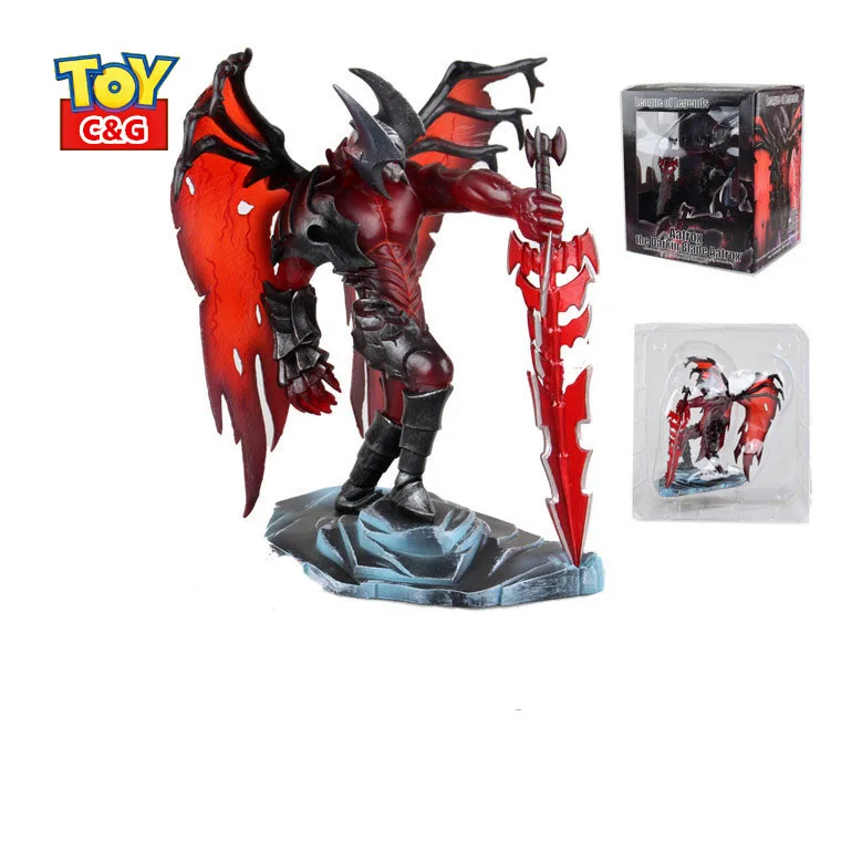 18cm Lol Action Figure Big Size Aatrox The Darkin Blade Classic Skin ...