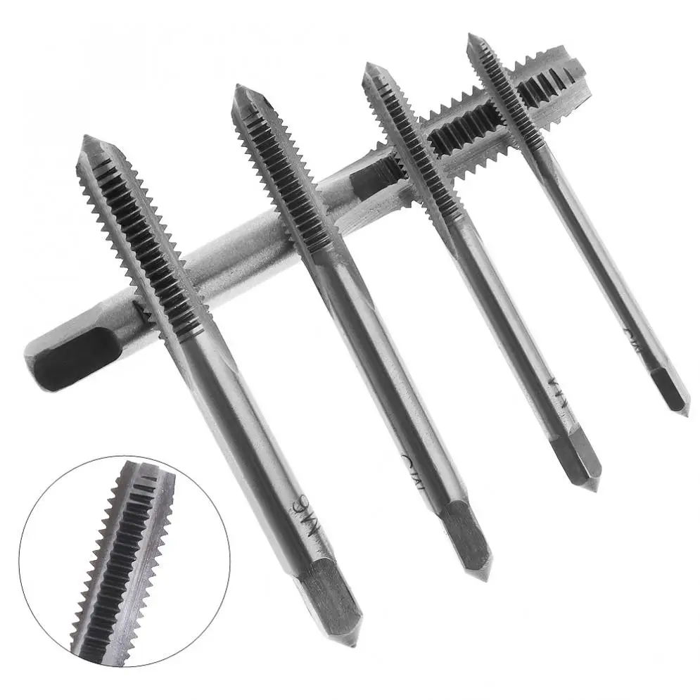 5pcs-lot-HSS-Tap-Die-Machine-Spiral-Point-Straight-Fluted-Screw-Thread ...