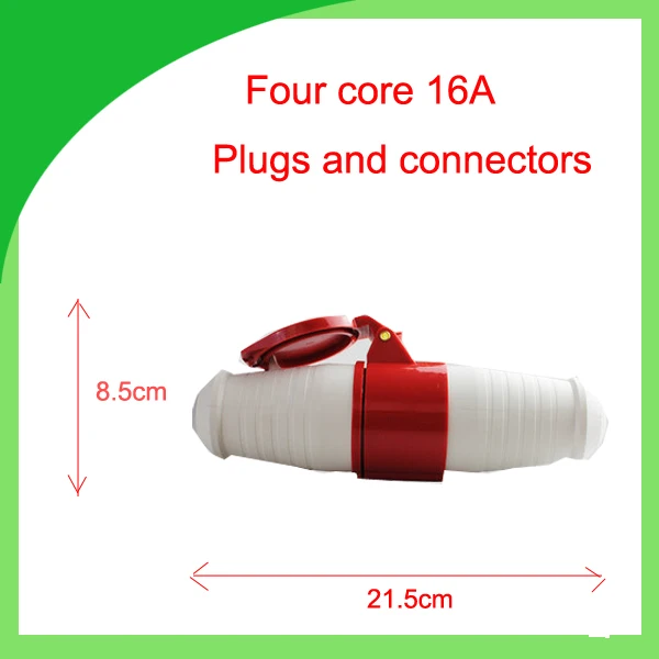 16A-380V-waterproof-industrial-plug-and-socket-IP44-three-phase-4pin ...
