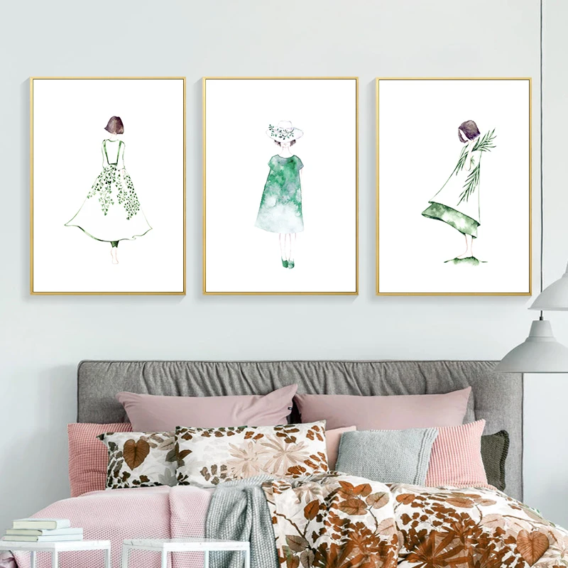 5 Top wall painting decor girl You Can Use It For Free - ArtXPaint ...