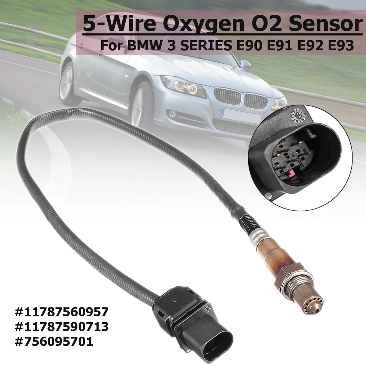 #11787560957 #11787590713 #756095701 5 Wire Wideband Oxygen O2 Sensor ...
