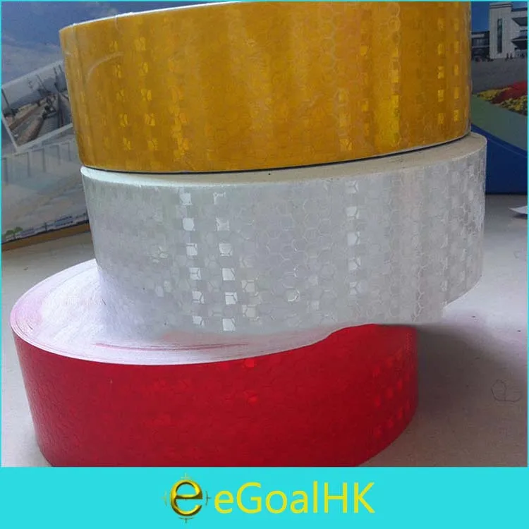 5CM*37M Red and white car static stickers car stickers reflective ...