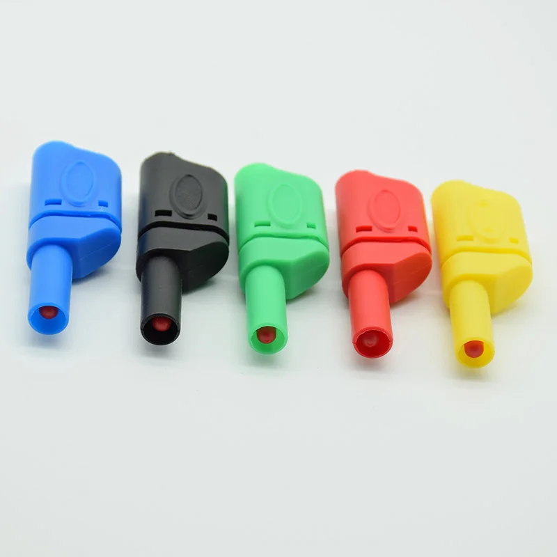 Assembled 4mm Safe Banana Plug Protective Fully Closed High Current 20A ...