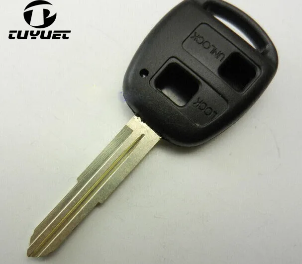 10PCS Remote key Shell For Toyota Hiace 2 Buttons Remote Control Key ...