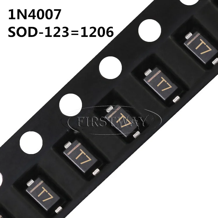 500pcs Schottky diode 1N5819 B5819W S4 silk screen SOD123 package 1206 ...