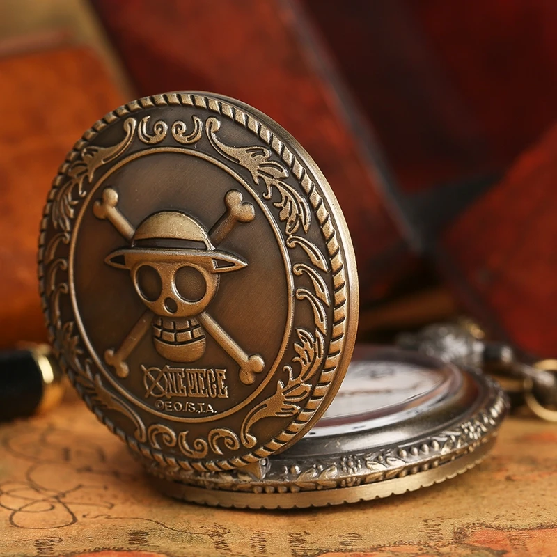 Anime One Piece Chain Pocket Watch Vintage | One piece Merchandise | Up ...