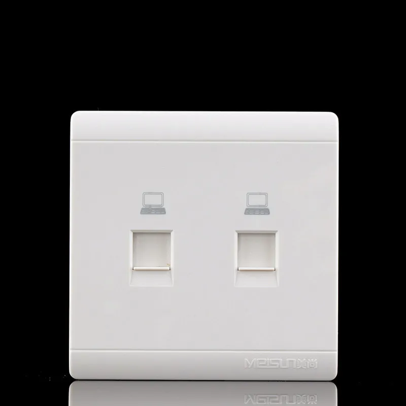 US still switch socket M3 surface mounted socket two pairs of computer ...