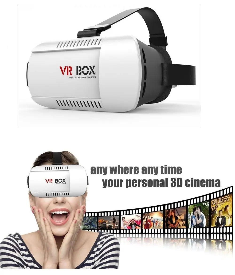 Cheap VR glasses box cardboard headset for xiaomi redmi note 3 pro/mi5 ...