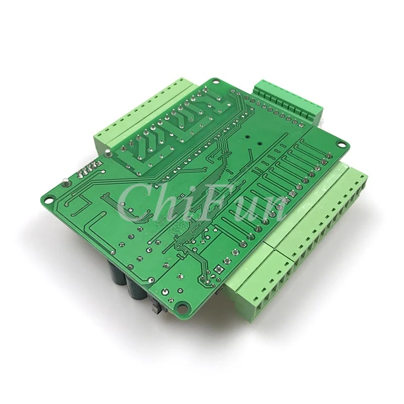 FX3U-24MR 6AD 2DA high speed PLC industrial control board RTC with 485 ...
