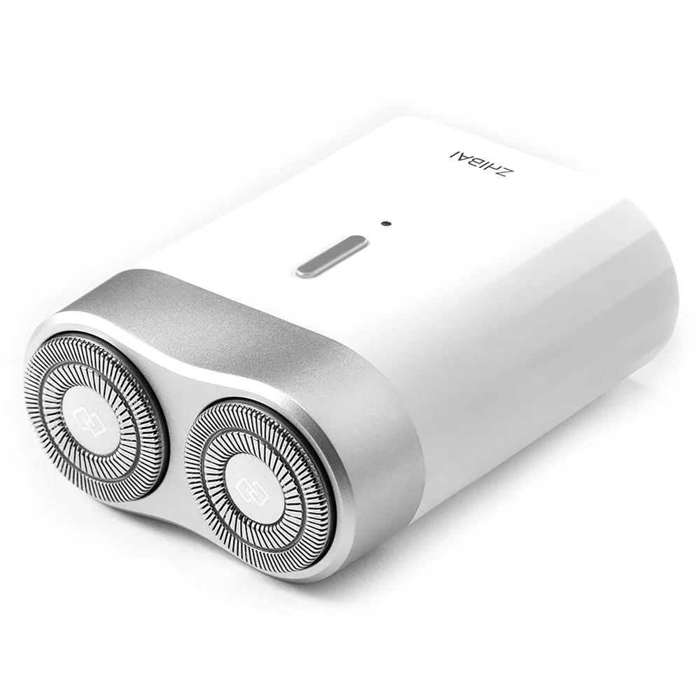 Original lâmina de anel duplo usb recarregável barbeador elétrico para ...