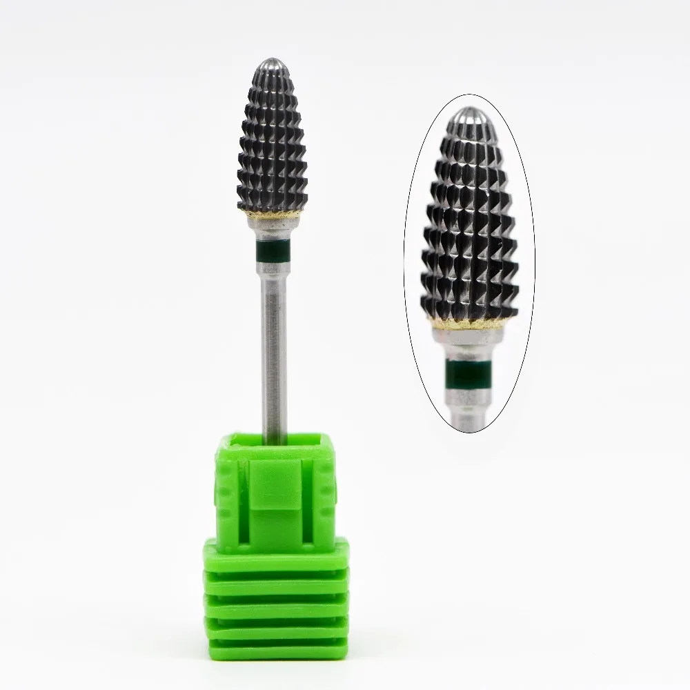 Super New Design 1 Pcs Large Cone Shape Carbide Nail Drill Bit Electric ...