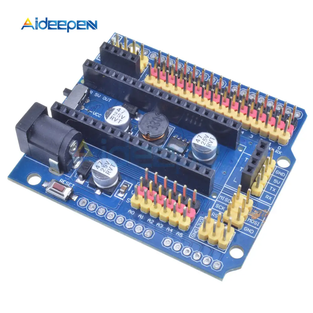 Módulo de placa de expansión para Arduino Nano v3.0 3,0 I/O IO, módulo ...
