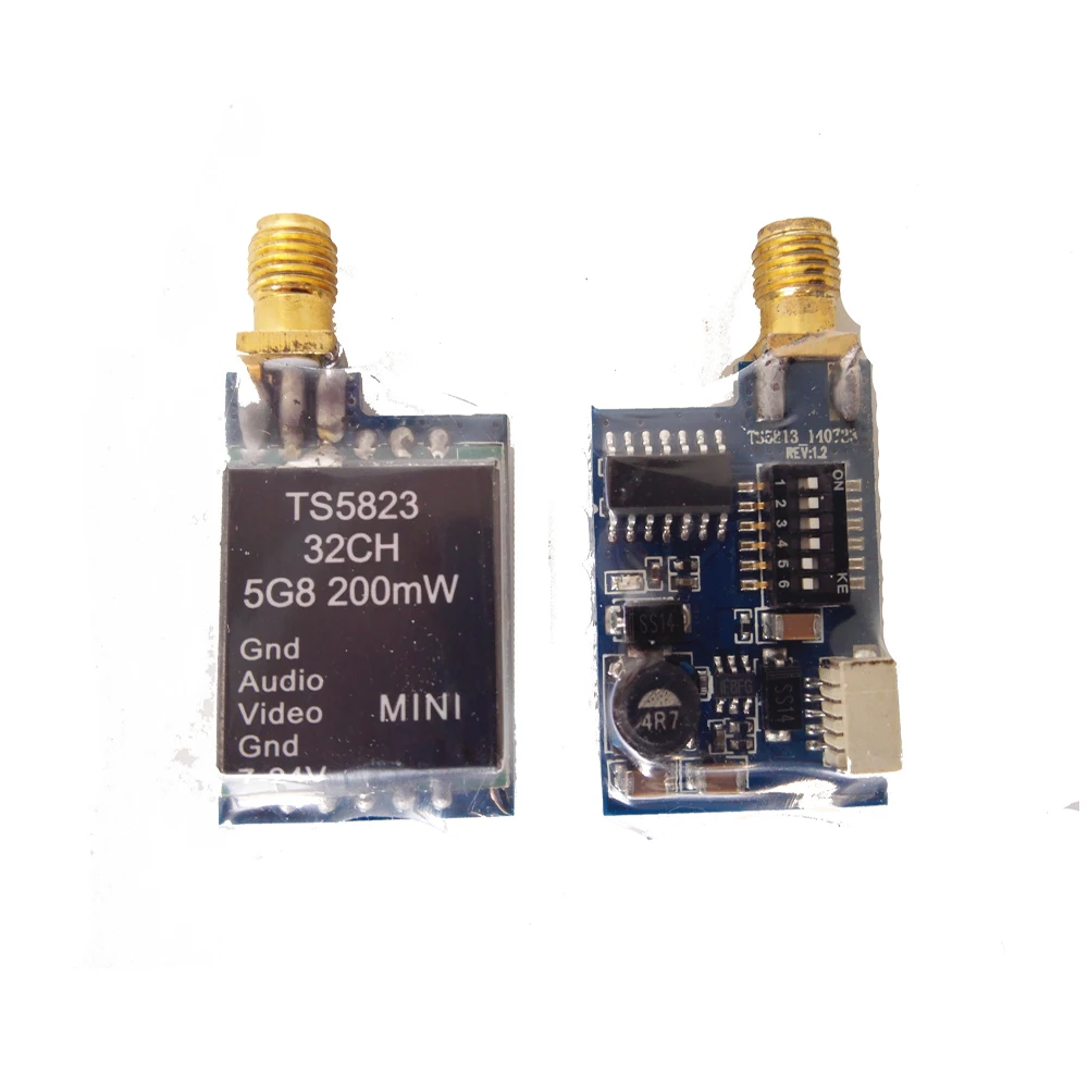 Boscam Mini FPV TS5823 5.8Ghz 200mW 32Channel AV Transmitter Module (TX ...