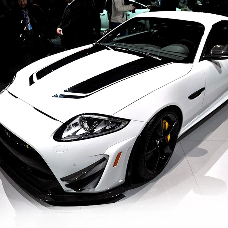 Car Decals Racing Stripe Sport Black Vinyl Motor Bonnet Hood Stickers ...