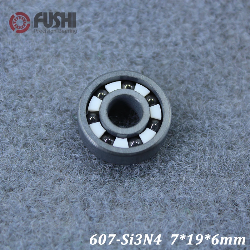 607 Full Ceramic Bearing ( 1 PC ) 7*19*6 mm Si3N4 Material 607CE All ...