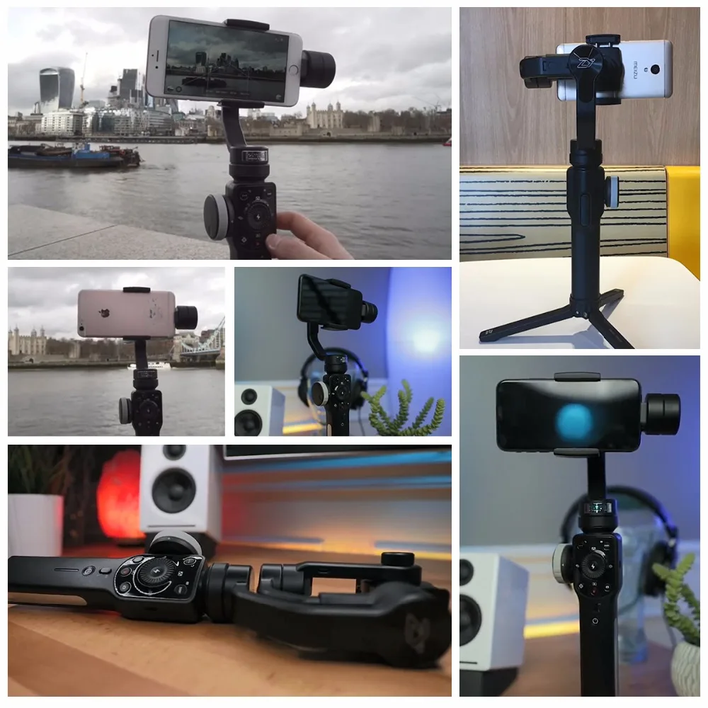 SALE Zhiyun Smooth 4 3-Axis Gimbal Stabilizer w Boya BY-MM1 Microphone ...