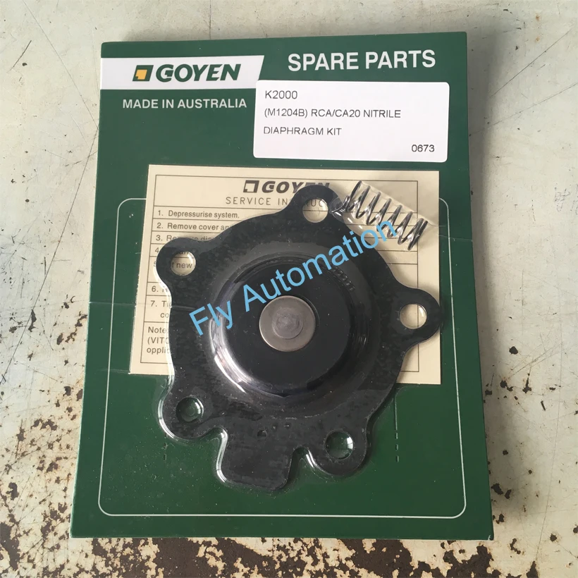 K2000 M1204b Goyen 3/4 Diaphragm Repair Kit For Pulse Jet Valves Ca20t ...