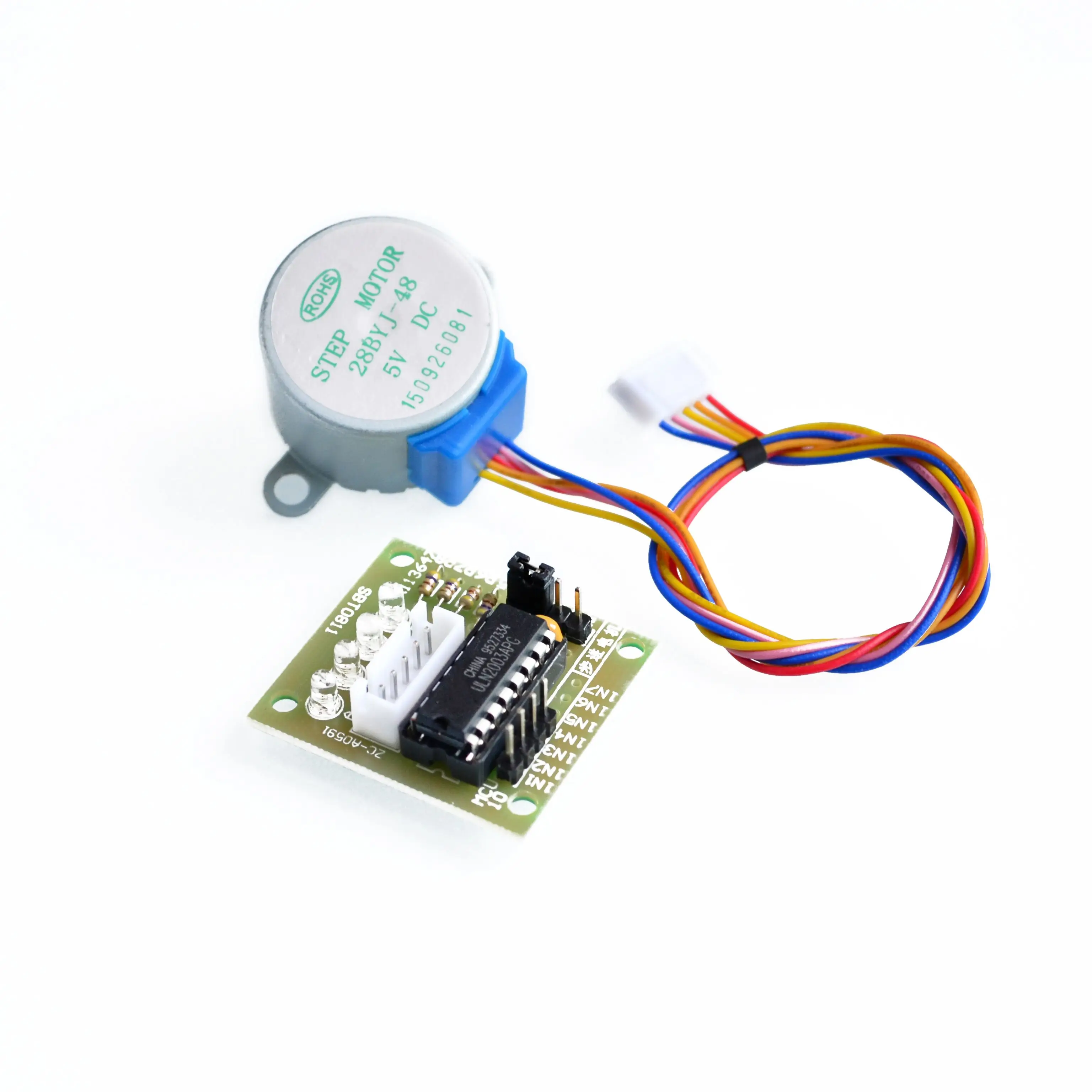 2018 New 5V Stepper Motor 28BYJ 48 With Drive Test Module Board ULN2003 ...