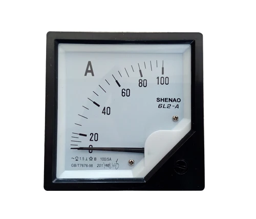 Free-shipping-6L2-series-0-100A-AC-Ammeter-ampere-meter-generator ...