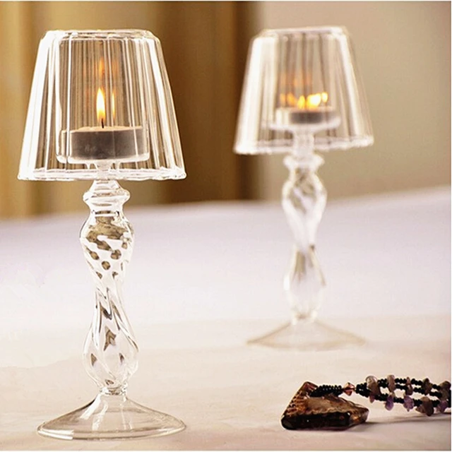 Glass Candlestick Lamp Shades