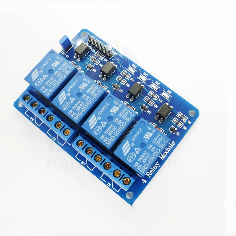 1pcs/lot 4 channel Relay Control Board Module With Optocoupler ...