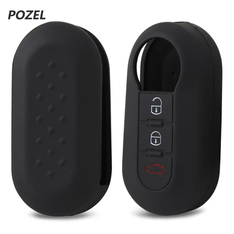 Car Key Cover Case For FIAT 500 Tipo Punto Freemont Cross Coroma Panda ...