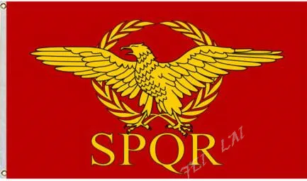 Size 3x5Ft banner Romeinse Rijk Senaat en Mensen van Rome Vlag in Size ...