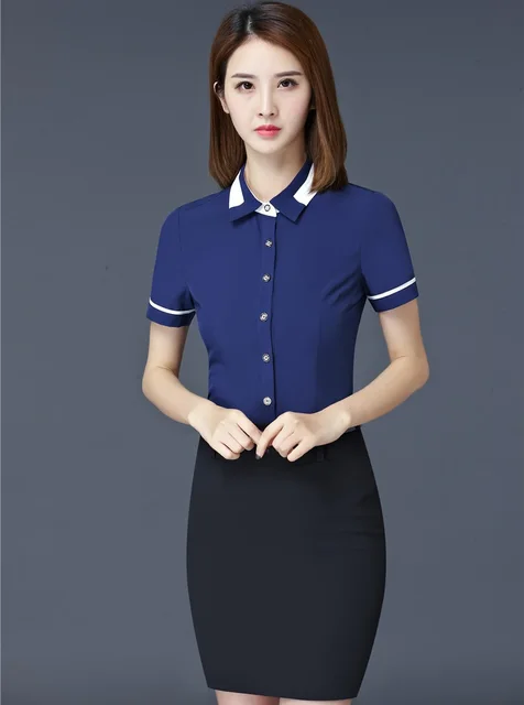 Office Uniform Blouse Designs For Women