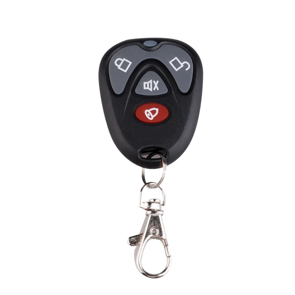Black Rf Remote Control Transmitter Lock Unlock Symbol 4 Button 315 ...