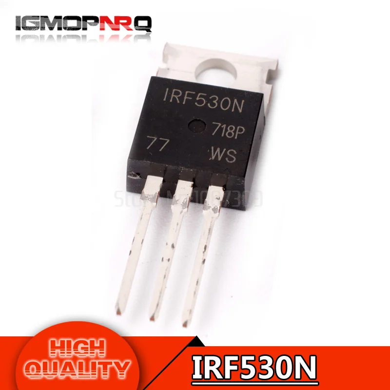 5PCS free shipping IRF530N IRF530 IRF530NPBF MOSFET MOSFT 100V 17A ...