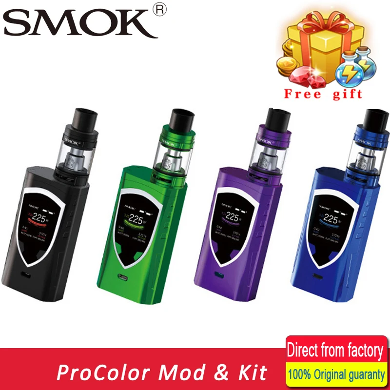 100% Original SMOK Alien ProColor kit Vape Vaporizer E Cigarette Box ...