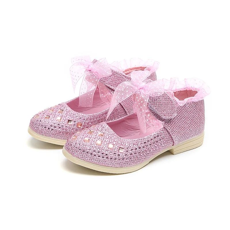 2019 new arrivals child baby girls princess shoes pu leather fashion ...