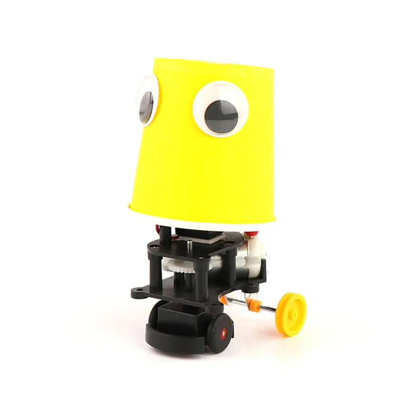 Jimitu Diy Learning Educational Electric Automatic Obstacle Avoidance Robot Scientific Invention 