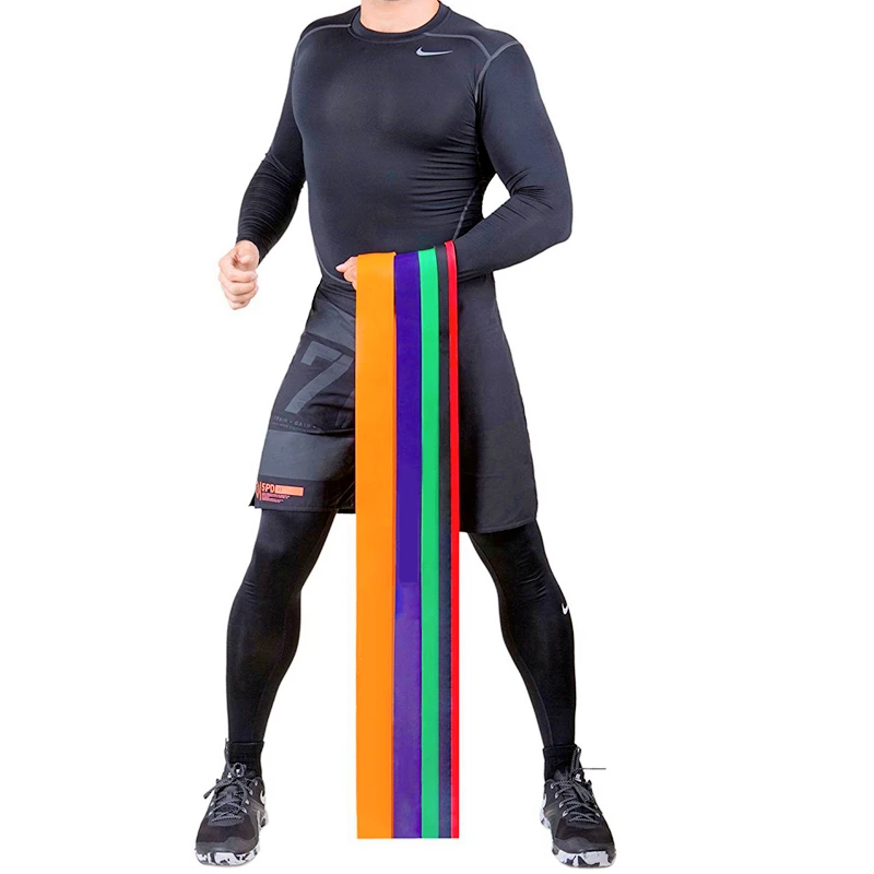 Super long Resistance Bands Natural Latex Athletic Rubber set Gym ...