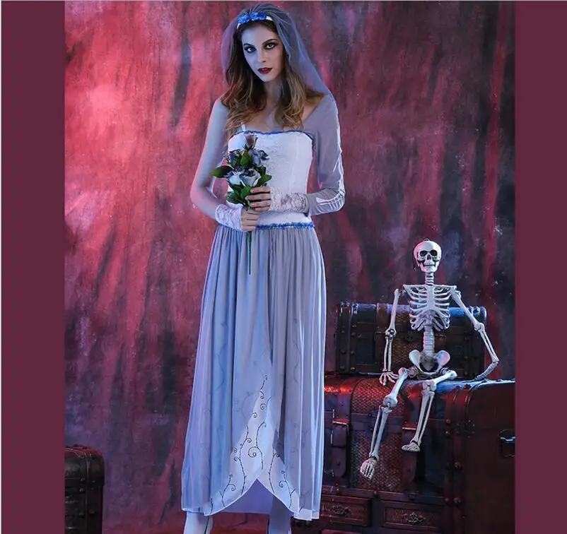 Halloween Costume Sexy Costumes For Women Sexy Zombie Clothing Role Played Ghost Bride Costumes