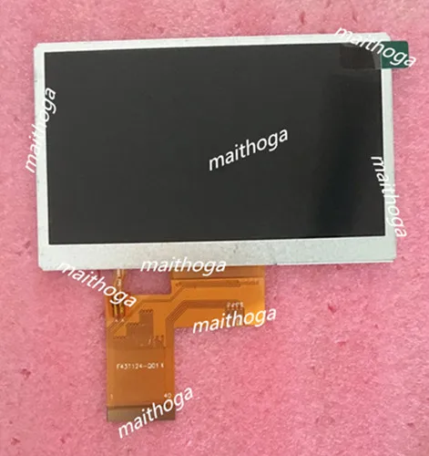 Maithoga tela lcd tft de 40 pinos, 4.3 polegadas, sem toque, 480 (rgb ...