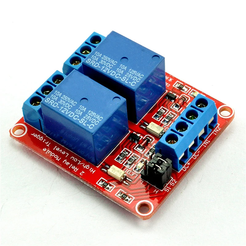 Aliexpress.com : Buy DC 12V 2 Channel Relay Module Support High and Low ...