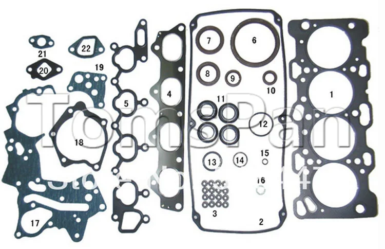 Hot sale 1set MD972933 Metal Complete 4G63(16) auto car engine full ...